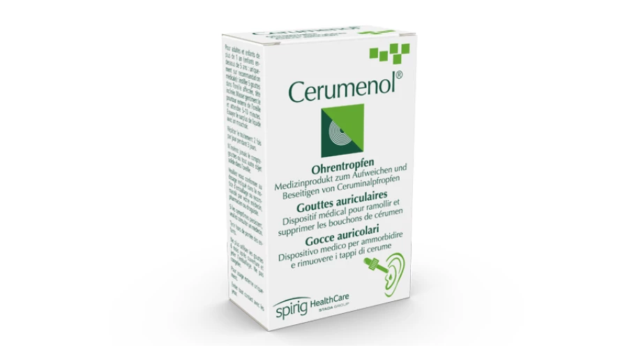 Cerumenol® pour ramollir les bouchons de cérumen | Spirig