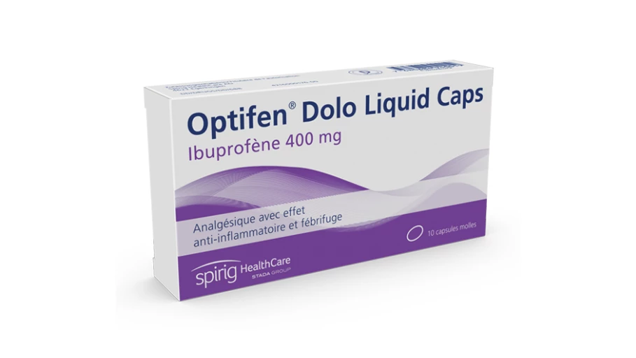 Optifen® Dolo Liquid Caps avec l'effet analgésique | Spirig